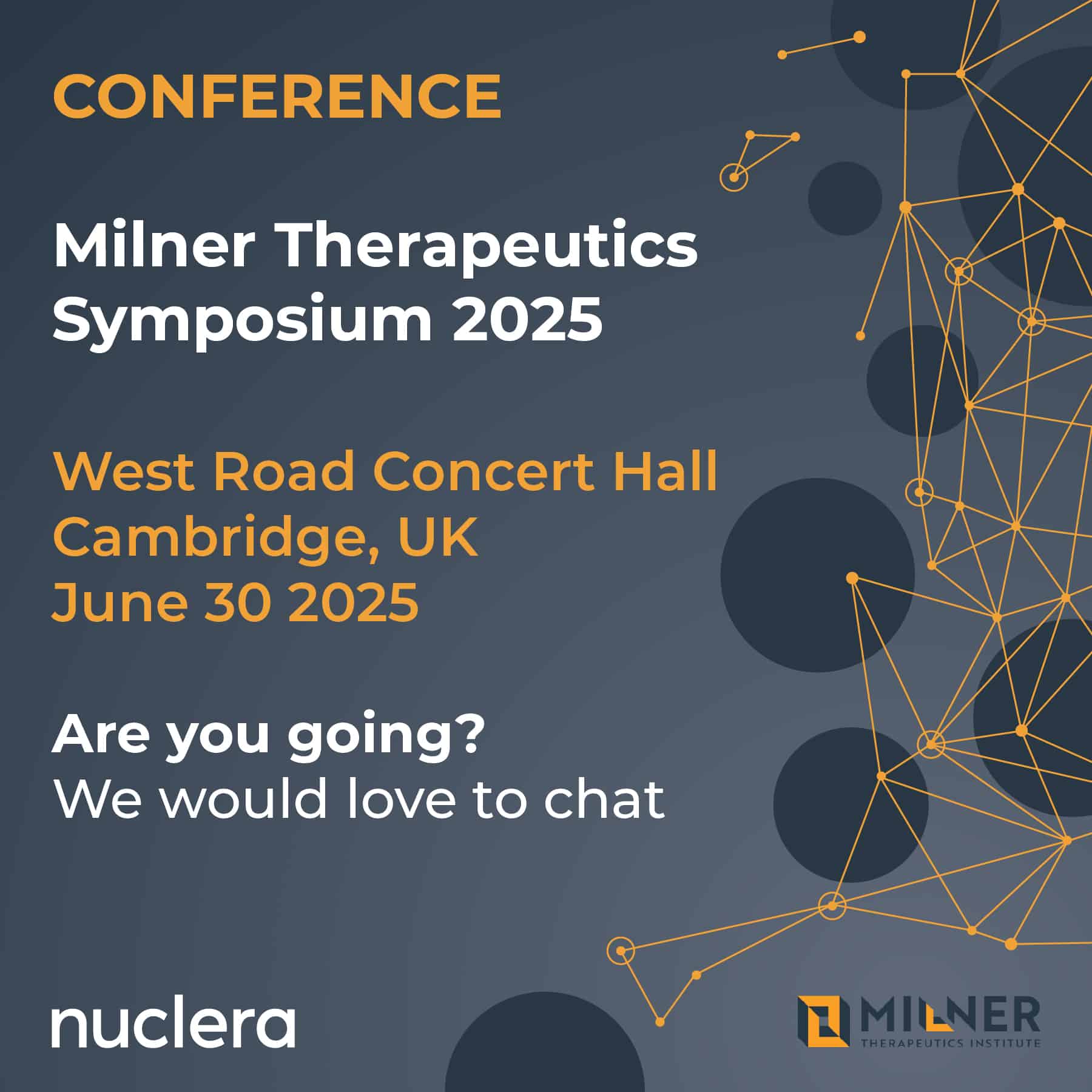 Milner Therapeutics Symposium 2025 - Nuclera