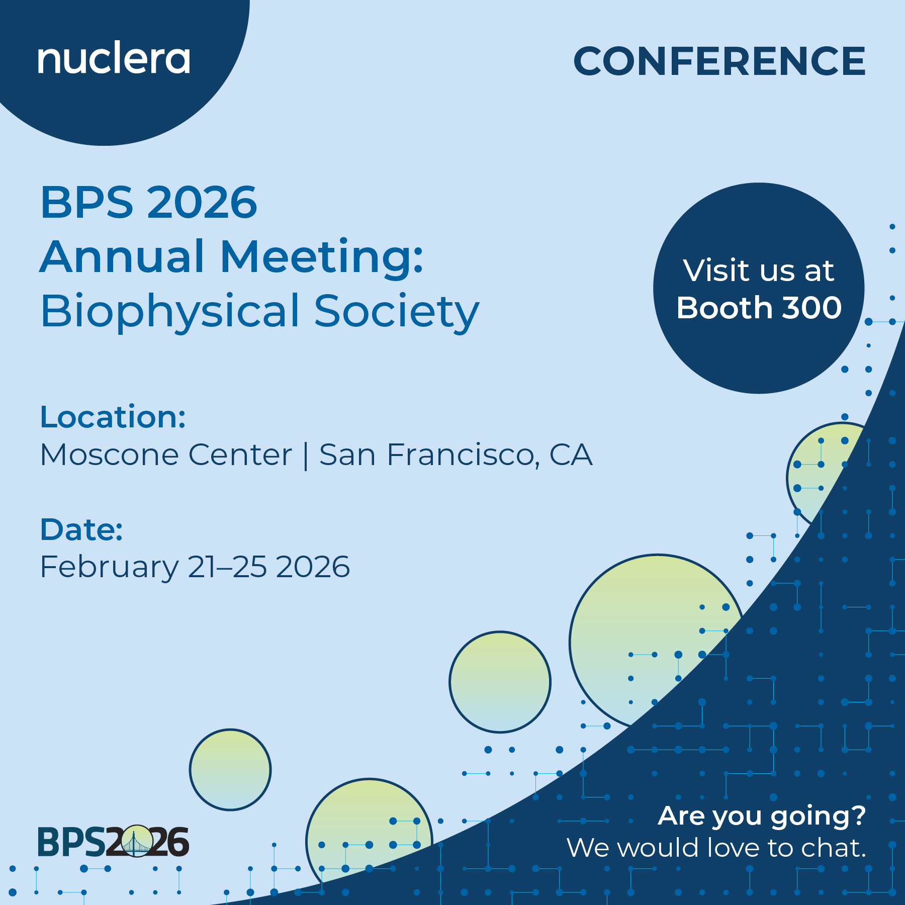 BPS (Biophysical Society) Annual Meeting 2026 - Nuclera